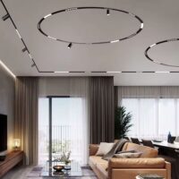 Circular track light - Prillumen Lighting Company